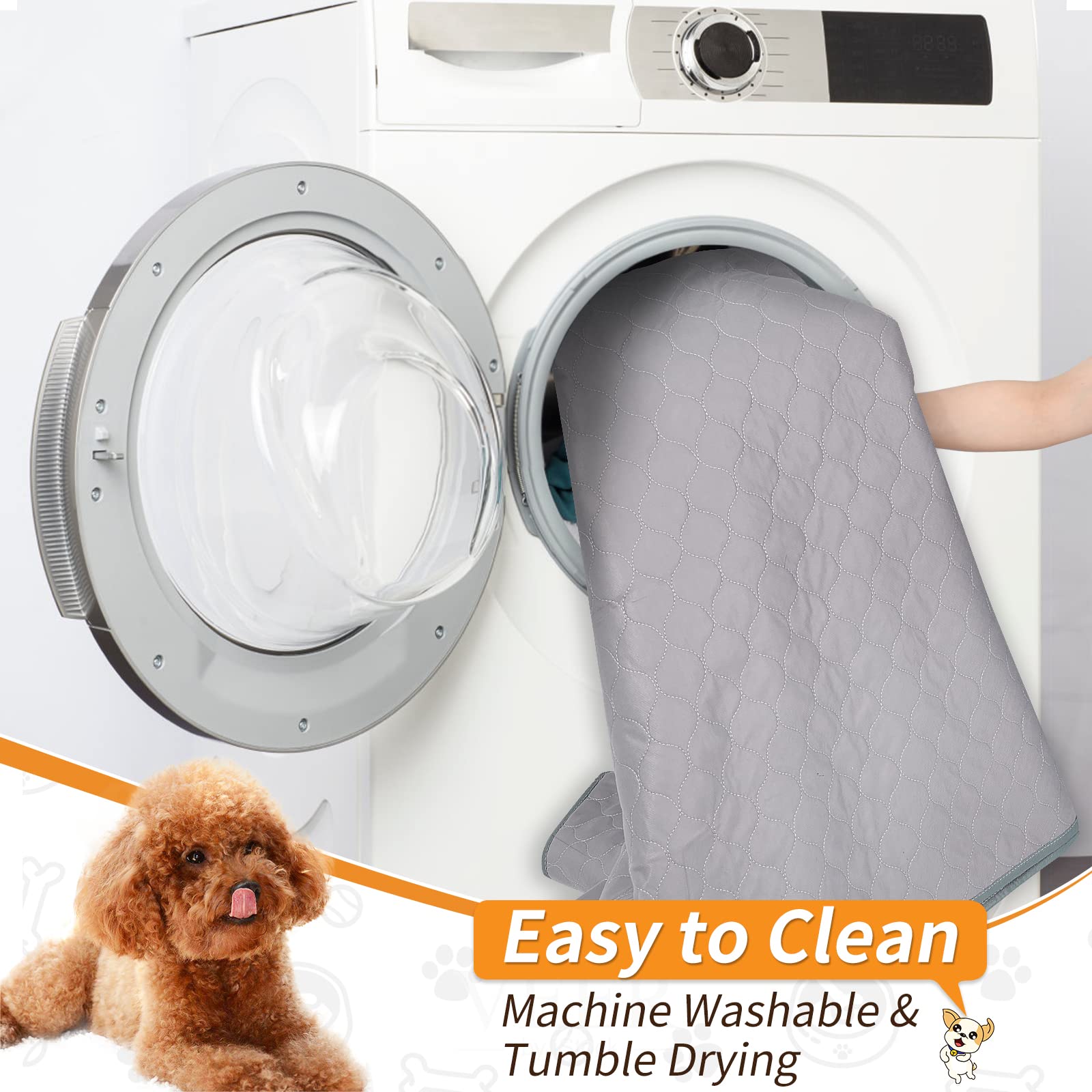 Snapklik.com : Washable Extra Large Dog Pee Pads, Fast Absorption ...