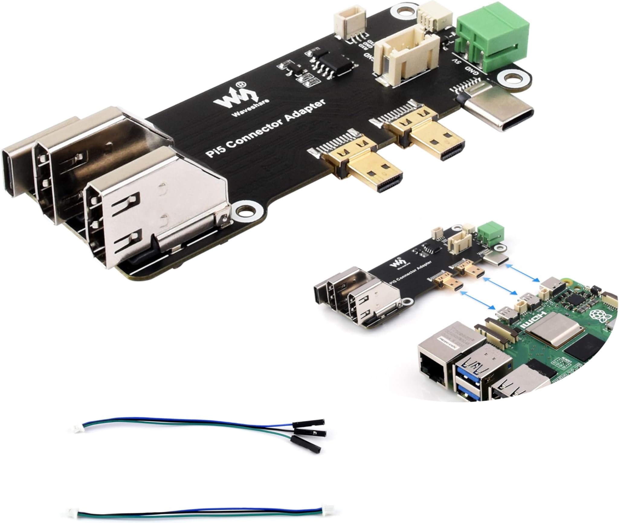 Amazon.com: Wonrabai Micro HDMI to HDMI Adapter Board for Raspberry Pi ...