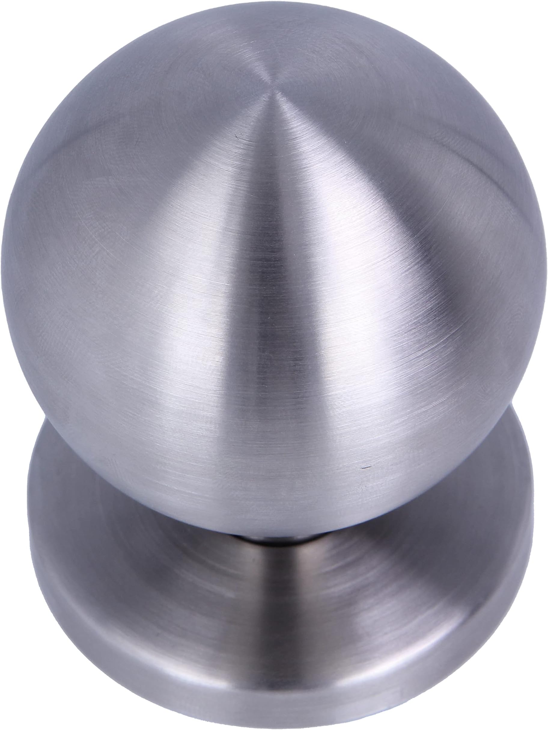 Micel - 11904 – Plain Knob for Entry Doors, Round, Stainless Steel ...