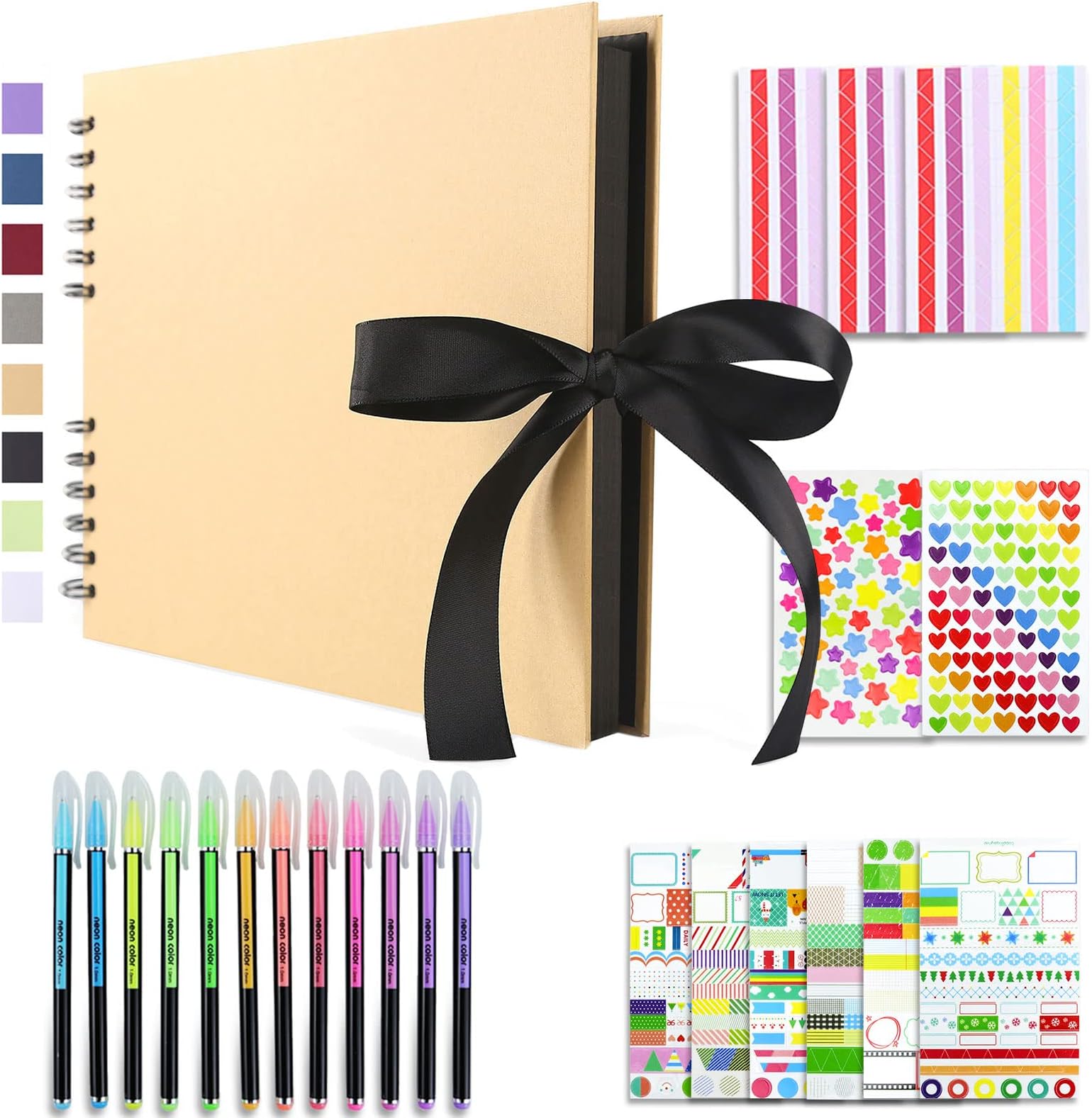 Amazon.com: Decorative Gold and Silver Happy 50th Birthday Photo Album ...