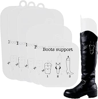 Amazon.com: Resinta 4 Pairs (8 Sheets) Boot Shaper Form Inserts Boots ...