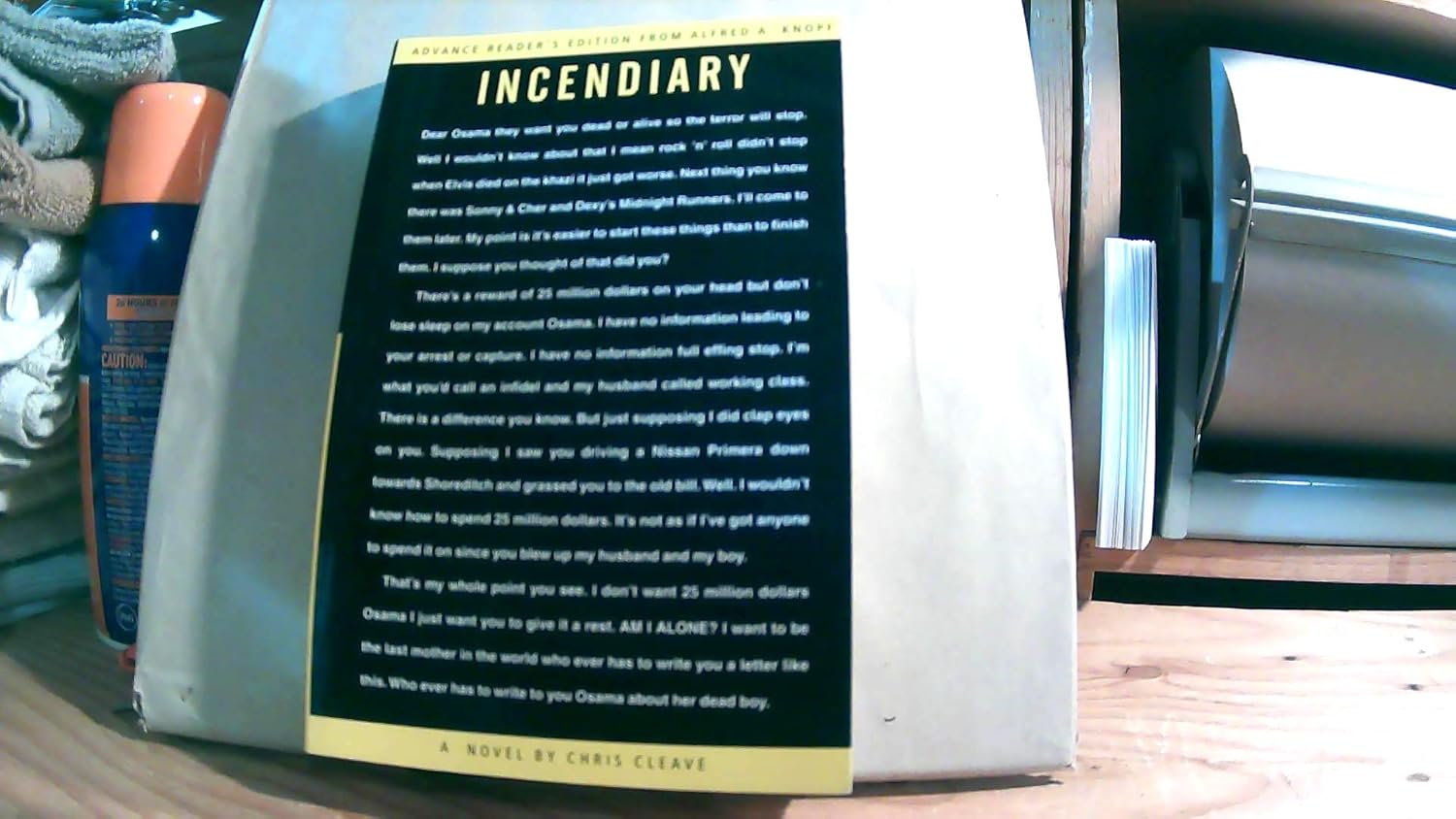 Incendiary SIGNED LINED: CLEAVE, Chris: 9780307262820: Amazon.com: Books