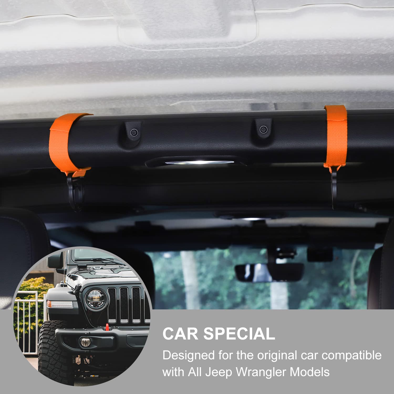 Snapklik.com : 2PCS Roll Bar Hook For Jeep Wrangler CJ YJ TJ LJ JK JKU ...