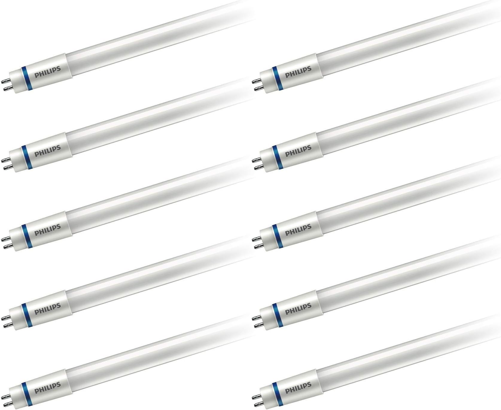 PHILIPS LED Dimmable InstantFit 4-Foot T5 Tube Bulb, 3500 Lumen ...