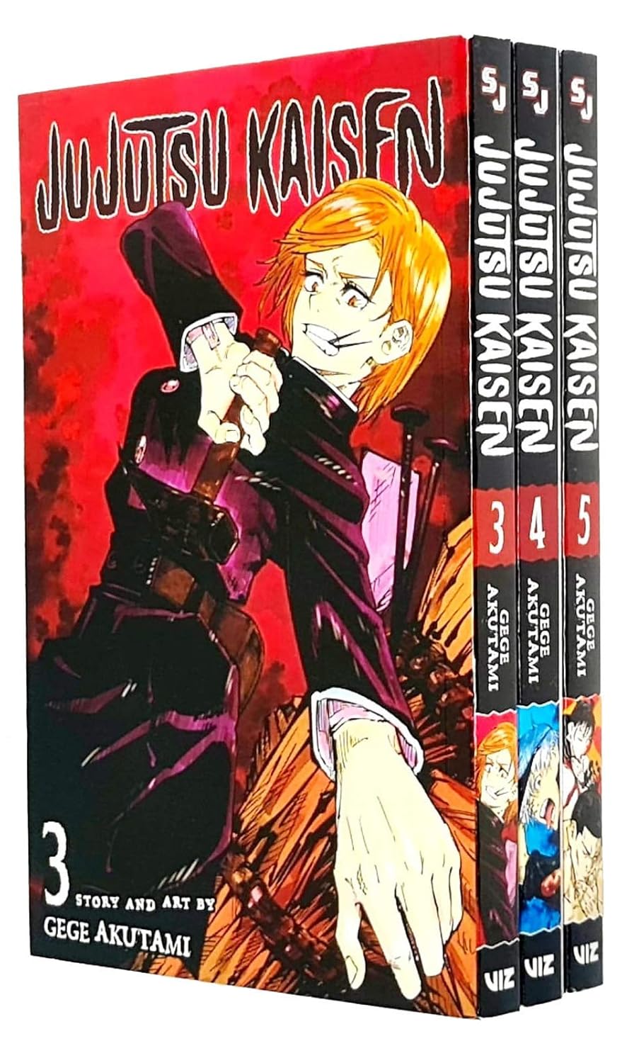Jujutsu Kaisen Series Vol 3,4,5 Collection 3 Books Set By Gege Akutami ...