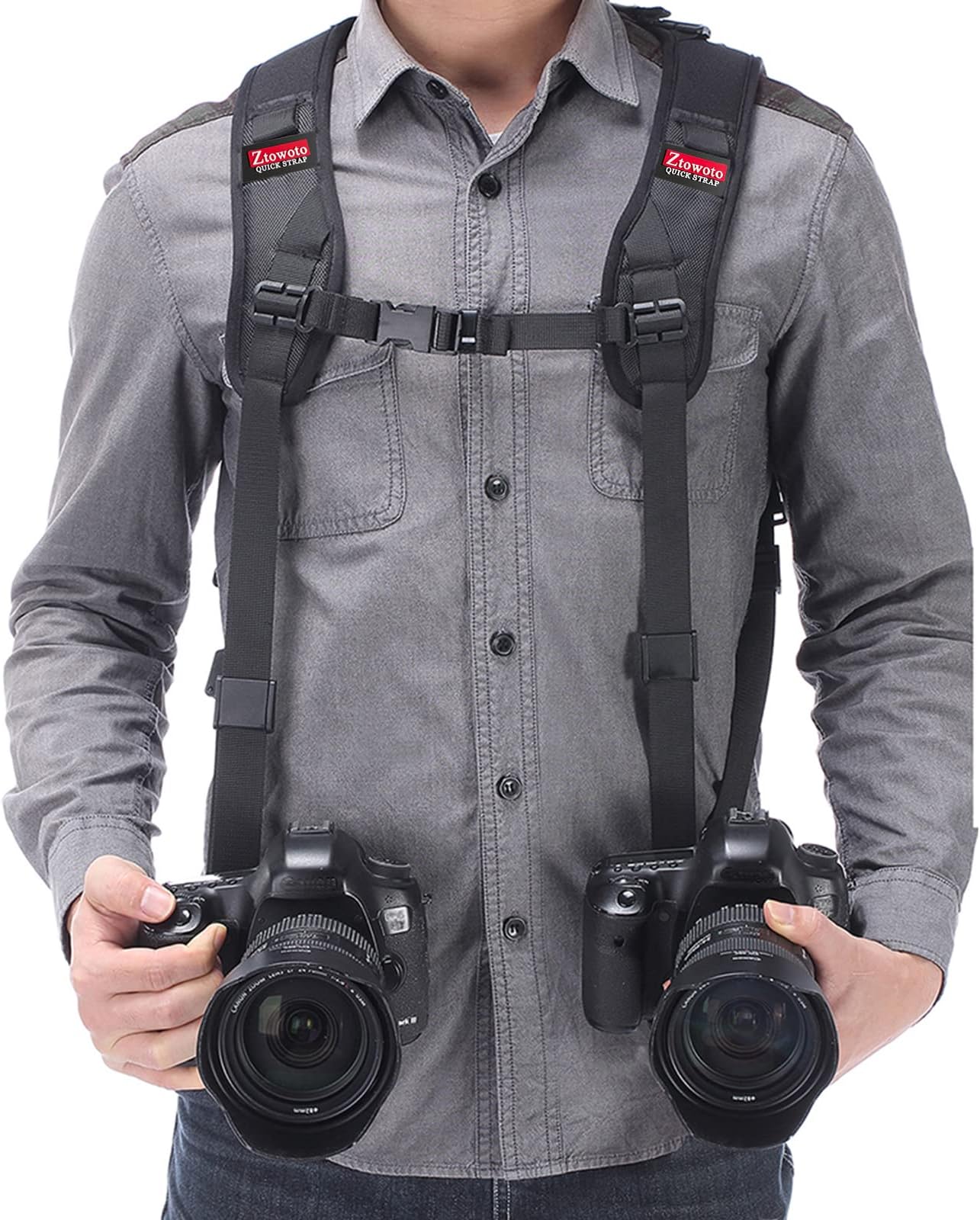 Cotton Carrier CCS G3 Camera Harness System for One Camera - Grey ...