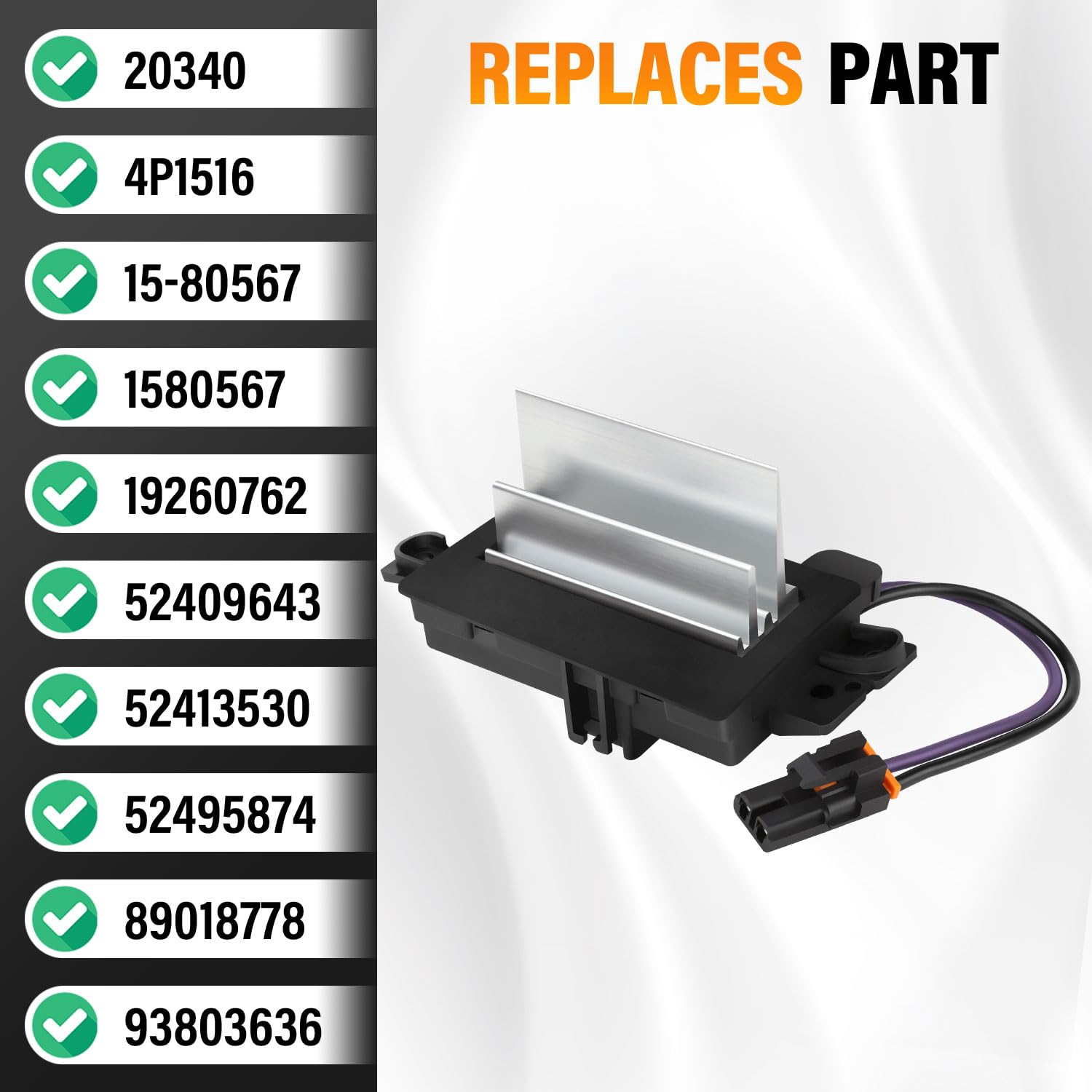 Snapklik.com : NIHAO - AC Blower Control Module Heater Blower Resistor ...