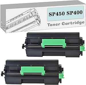 Amazon.com: Compatible Toner Cartridges Replacement for Ricoh SP450 SP400 to Use with SP450DN ...