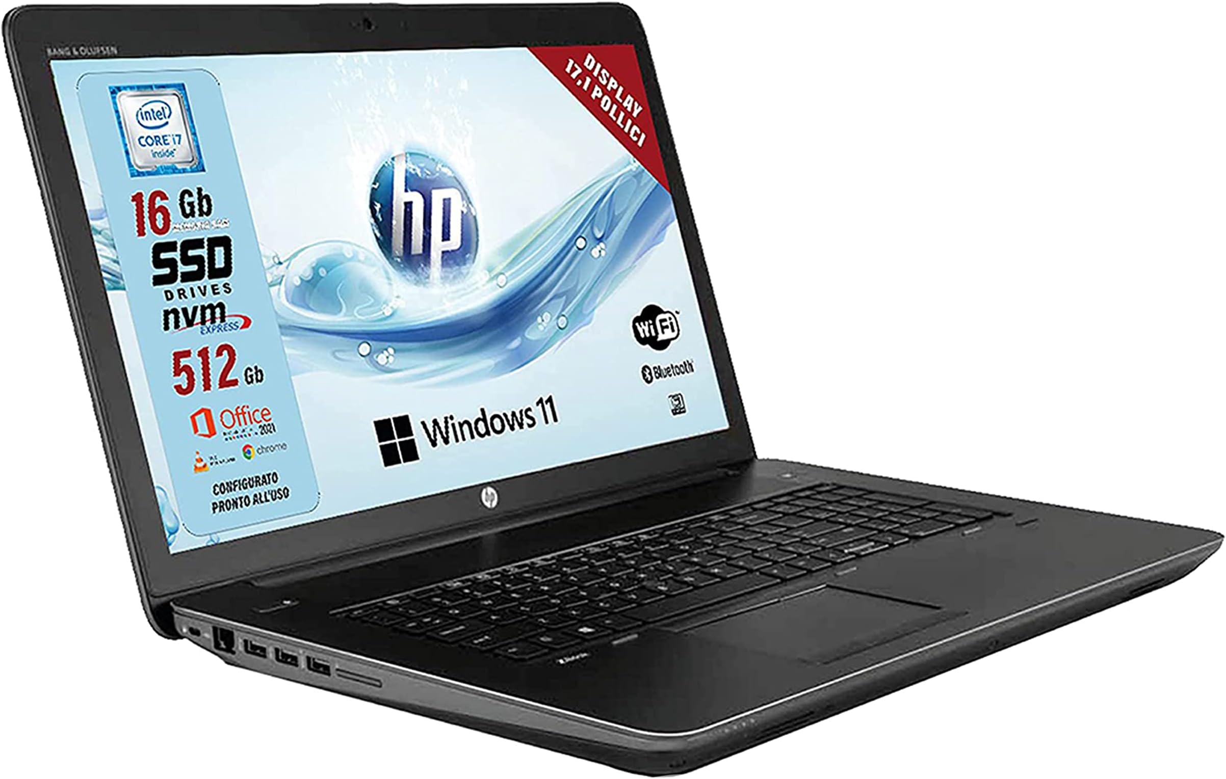 HP ZBook 17 Mobile Workstation - display 17.1" 1600 x 900 - Intel Core ...