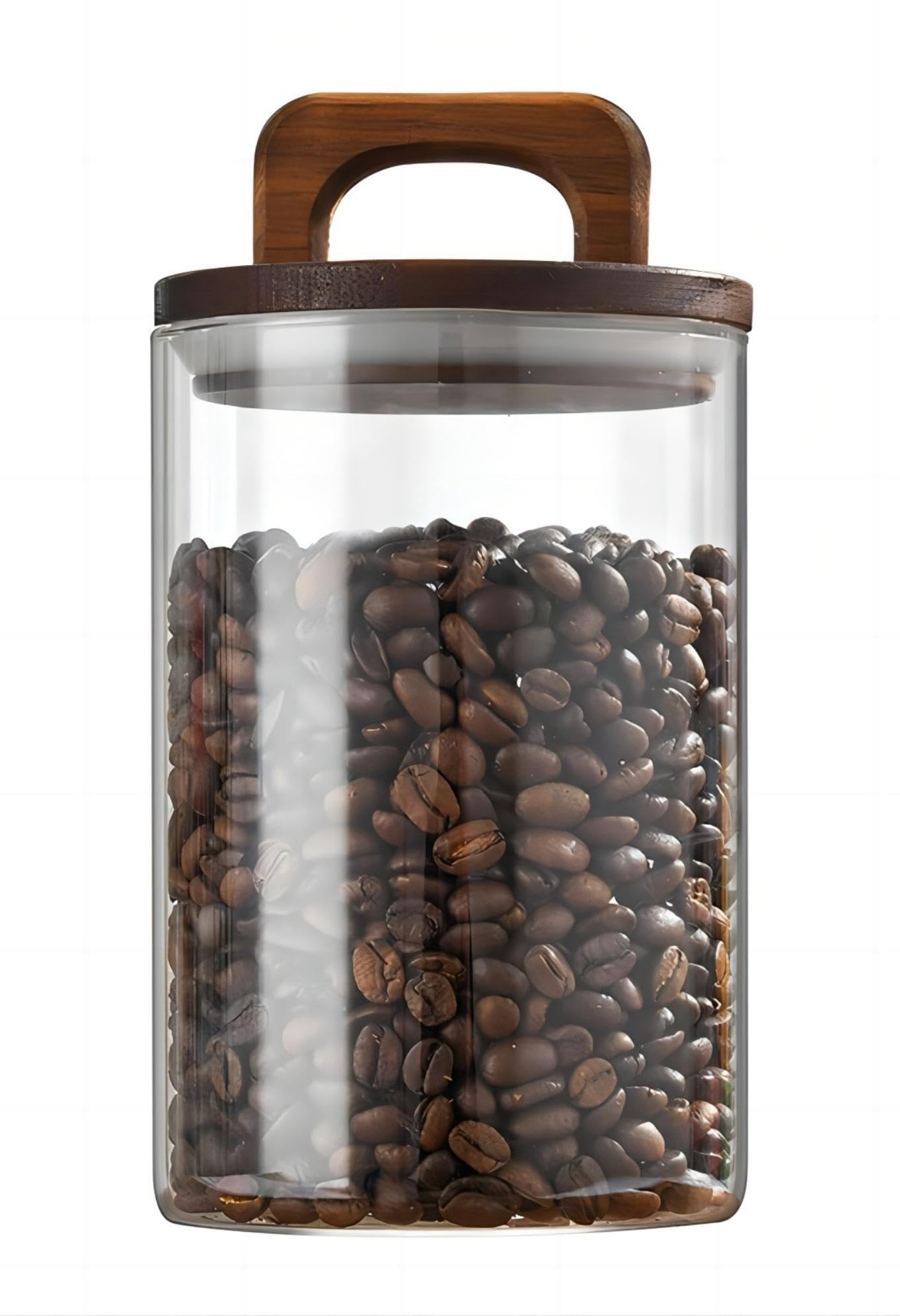 Amazon.com: Mixbird Glass Storage Jars,Clear Glass Jars with Bamboo ...