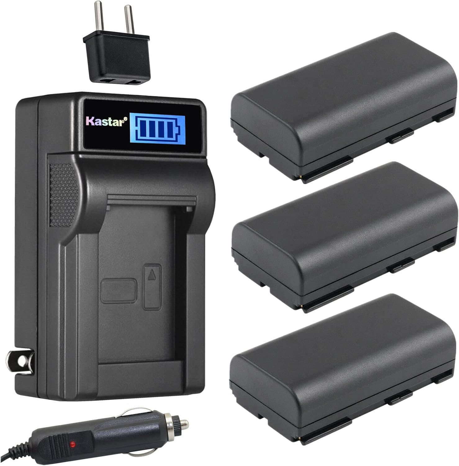 Amazon.com: Kastar 3-Pack BP-915 Battery and LCD AC Charger Compatible ...