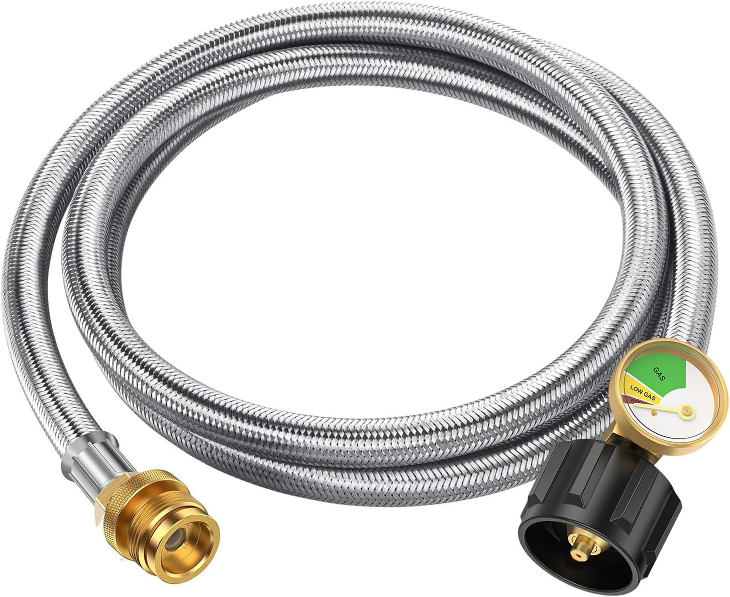 Amazon.com : 6 Feet Propane Adapter Hose 1 lb to 20 lb Converter with ...