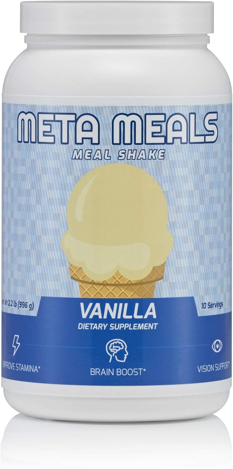 Amazon.com: Meta Meals Vanilla Meal Shake Powder (996 Grams Per Tub ...