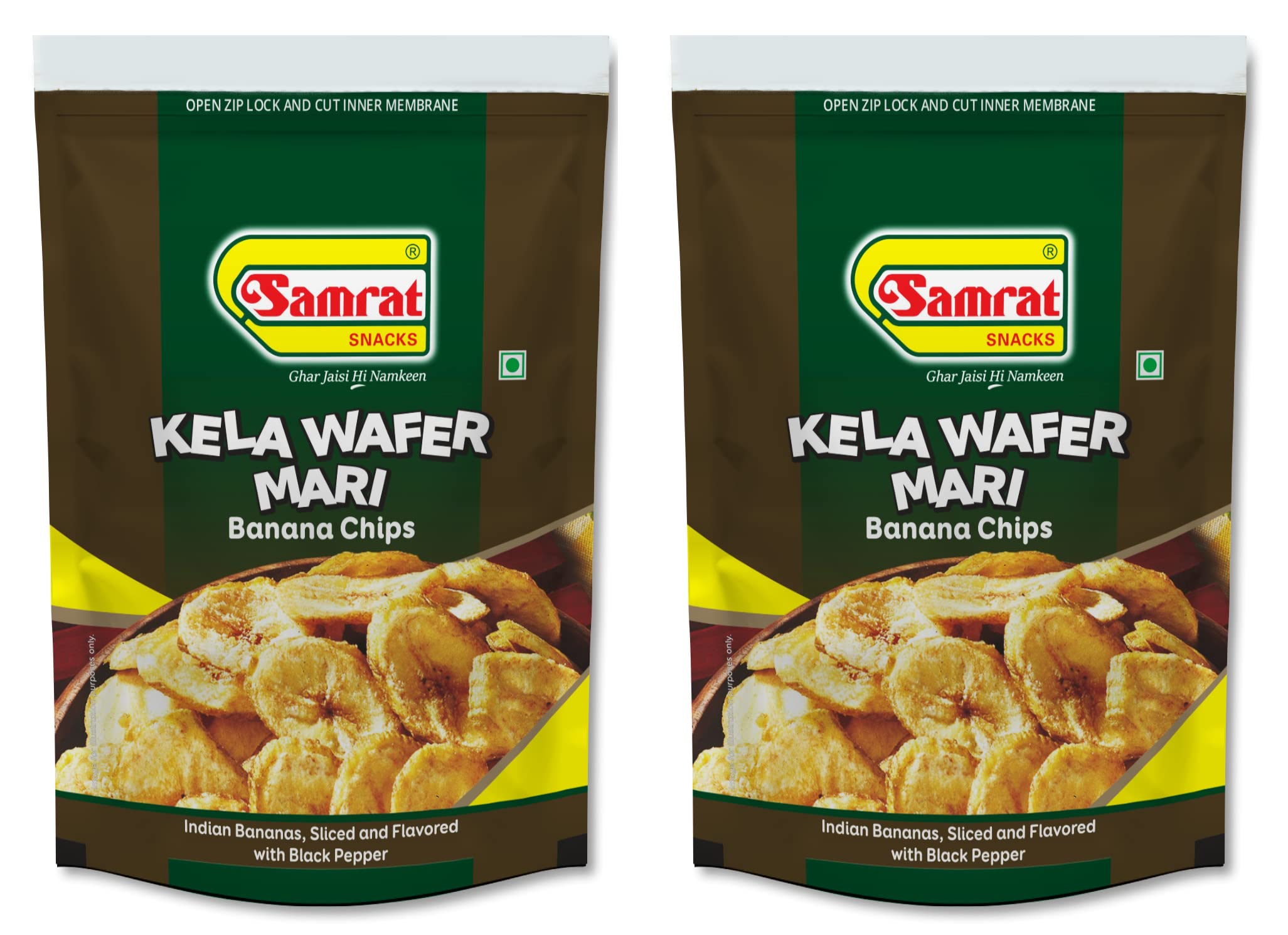 Buy SAMRAT|BANANA CHIPS|KELA WAFER MARI | Tangy & Cri Taste Namkeen ...