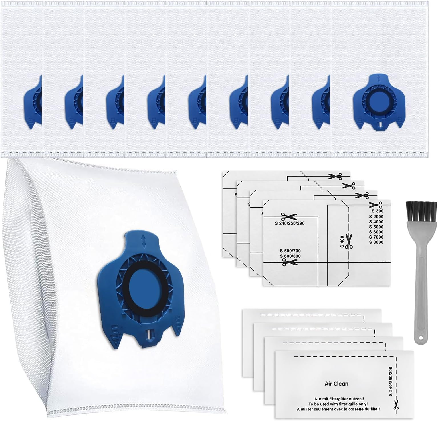 Amazon.com: Replacement Miele Vacuum Bags For Miele 3D GN Efficiency ...