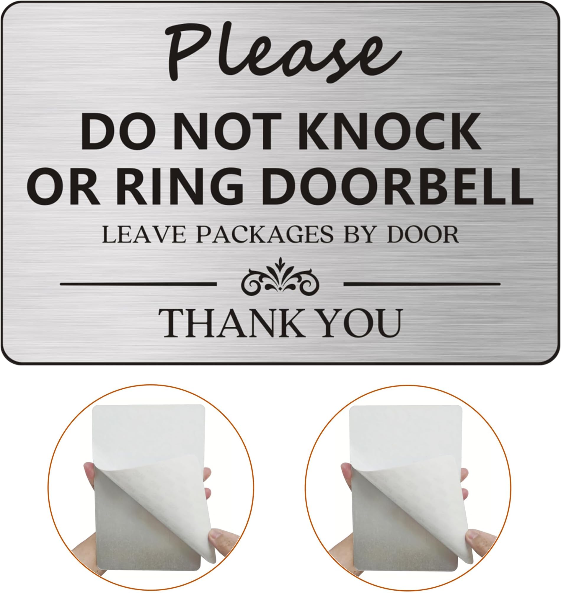 Amazon.com: Do Not Knock On This Door Warning Sticker Decal, 6x 3 ...