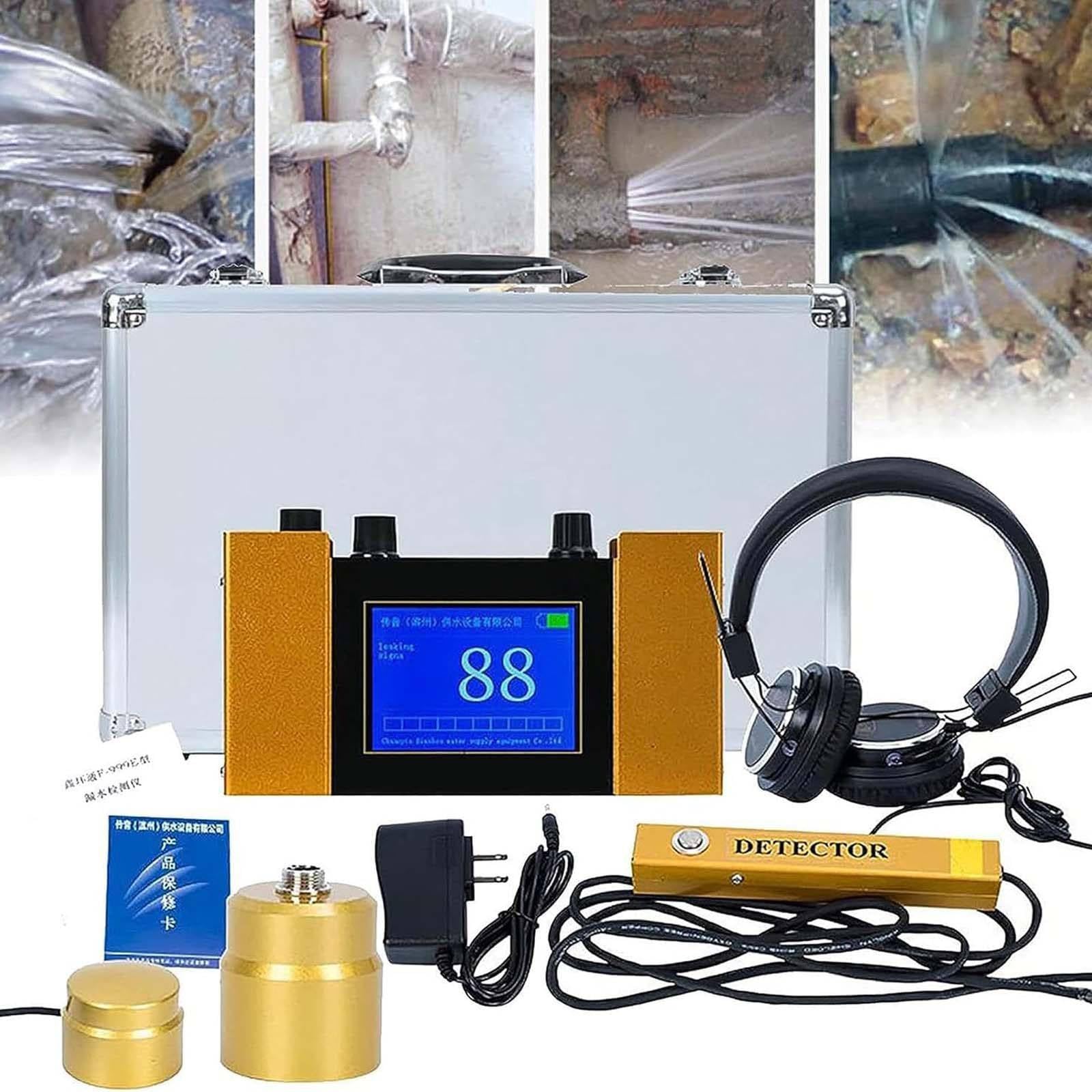 Professional Underground Water Leak Detector - Water Leak geophone ...
