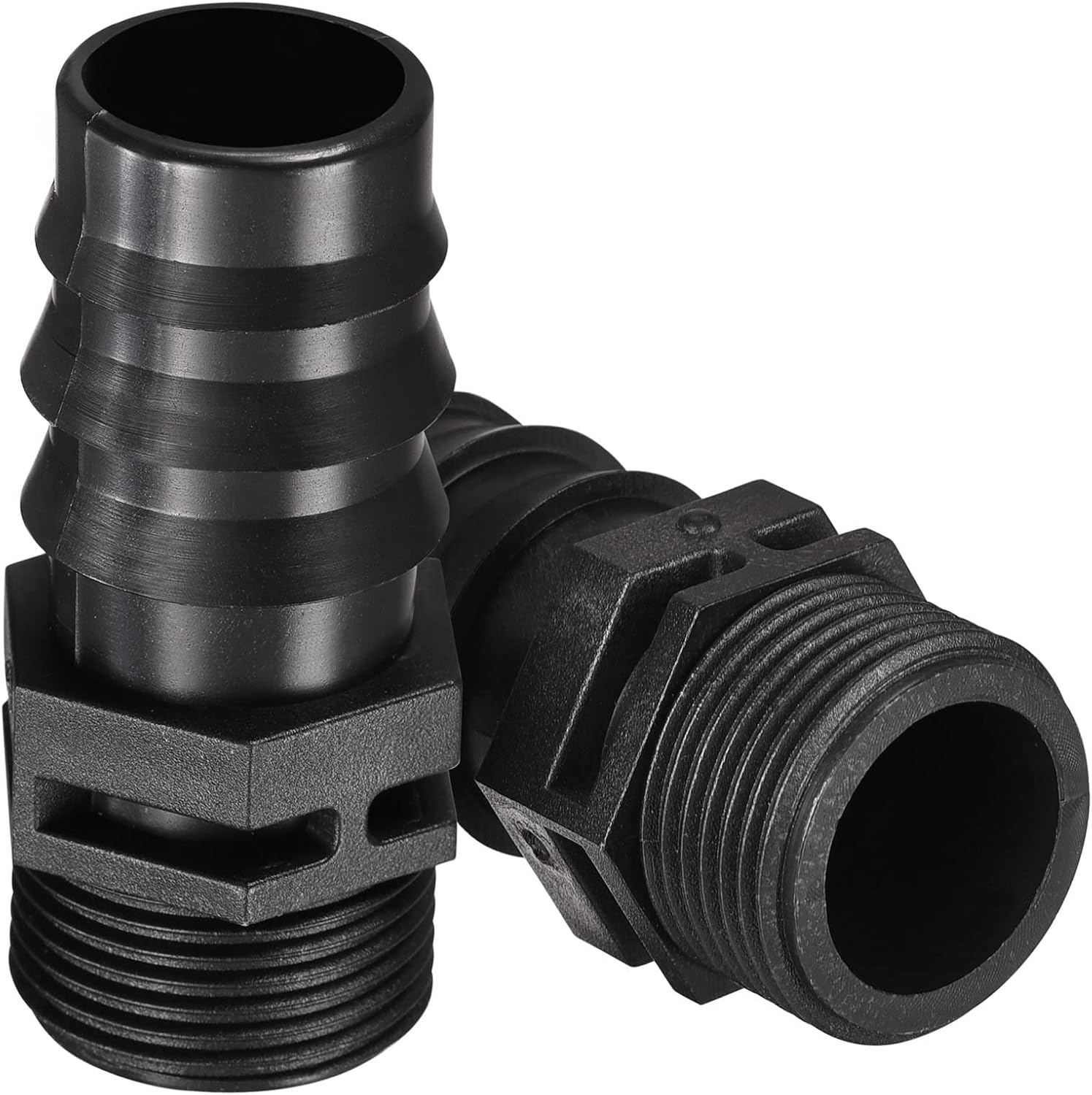 Amazon.com: M METERXITY 4 Pack Barb Hose Fittings - 24.5mm Barbed Hose ...