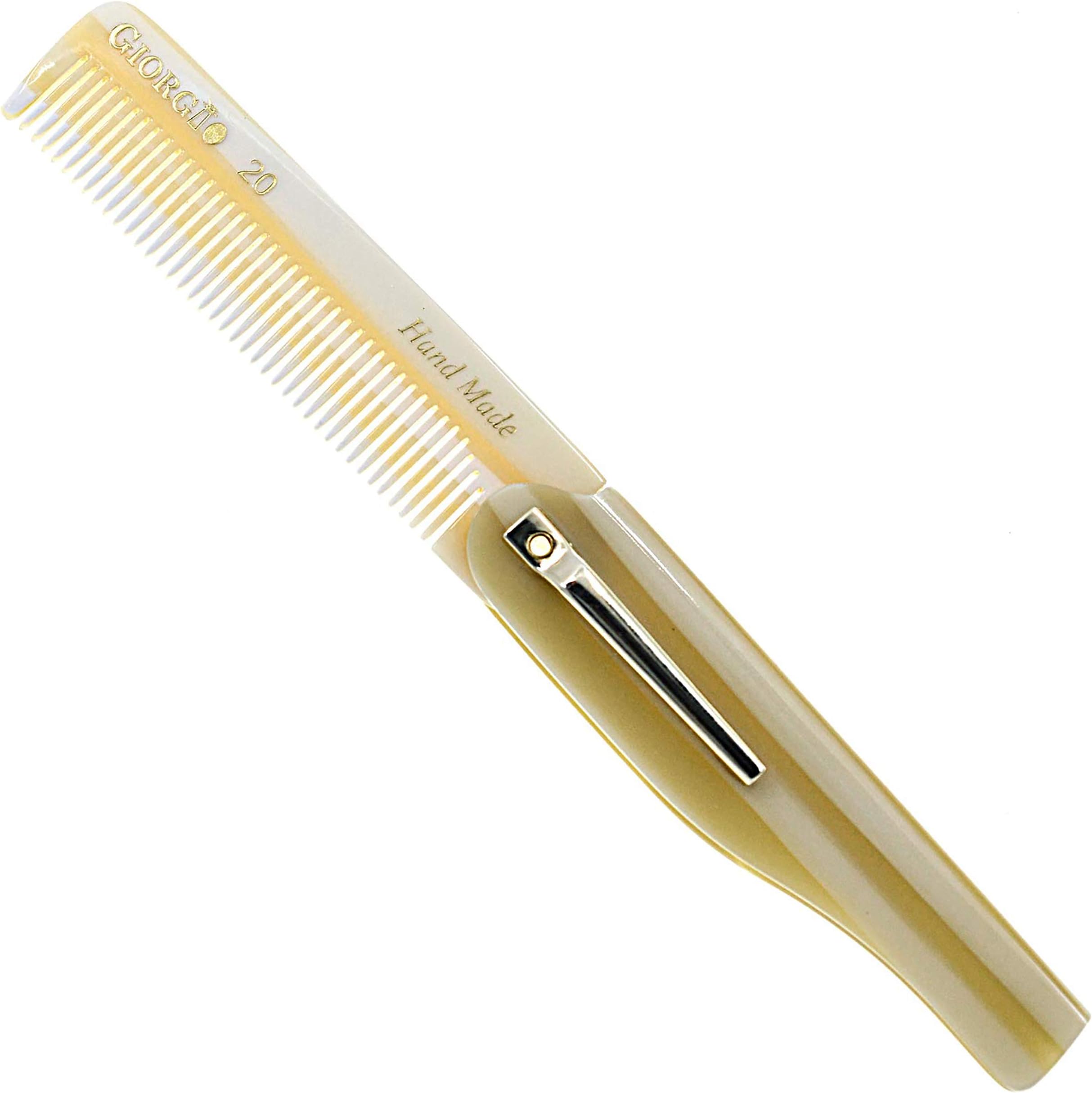 Amazon.com : Giorgio G20 IVY Folding Fine Tooth Mustache and Beard Comb ...