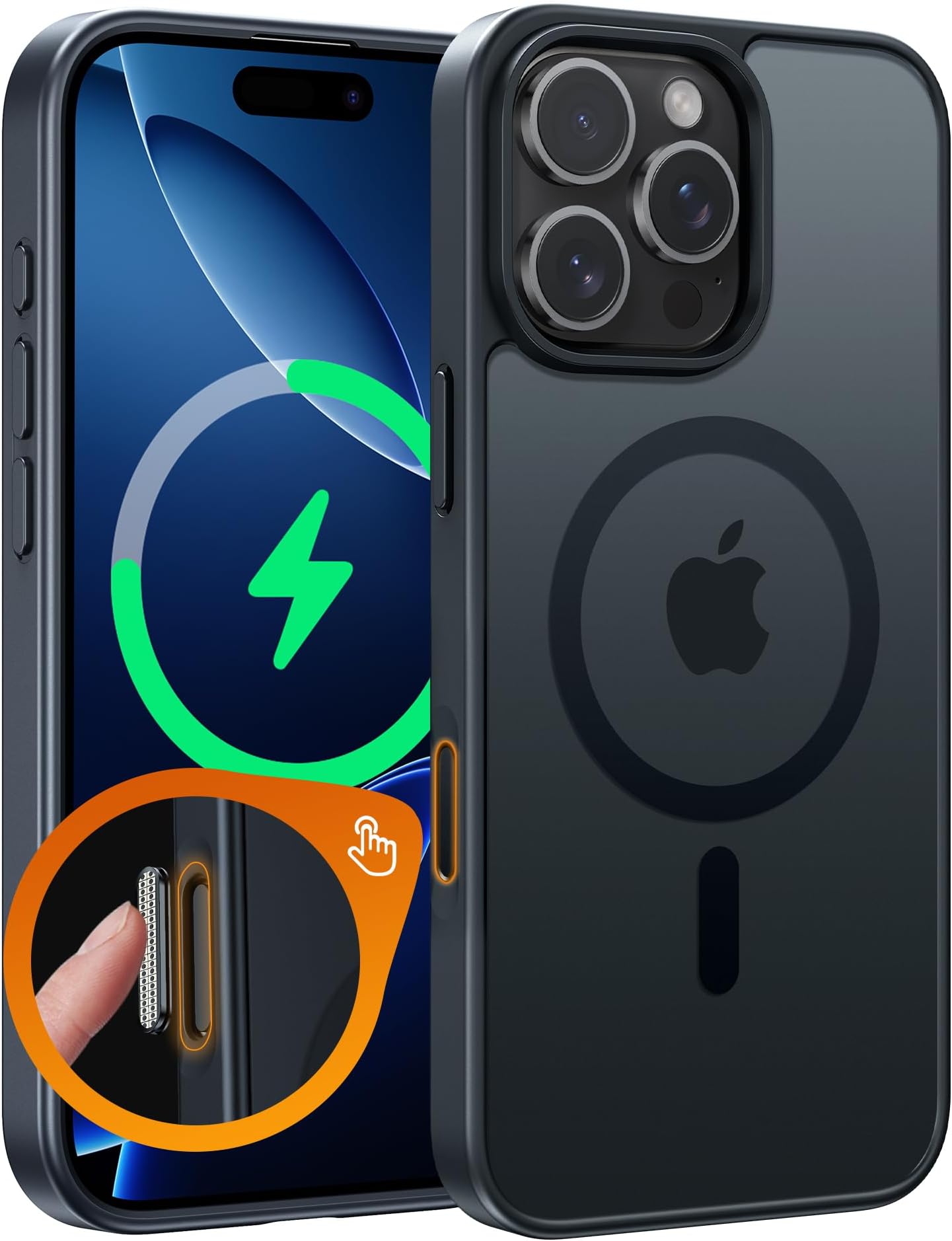 Amazon.com: FNTCASE for iPhone 16 Pro Case: Support Camera Control ...