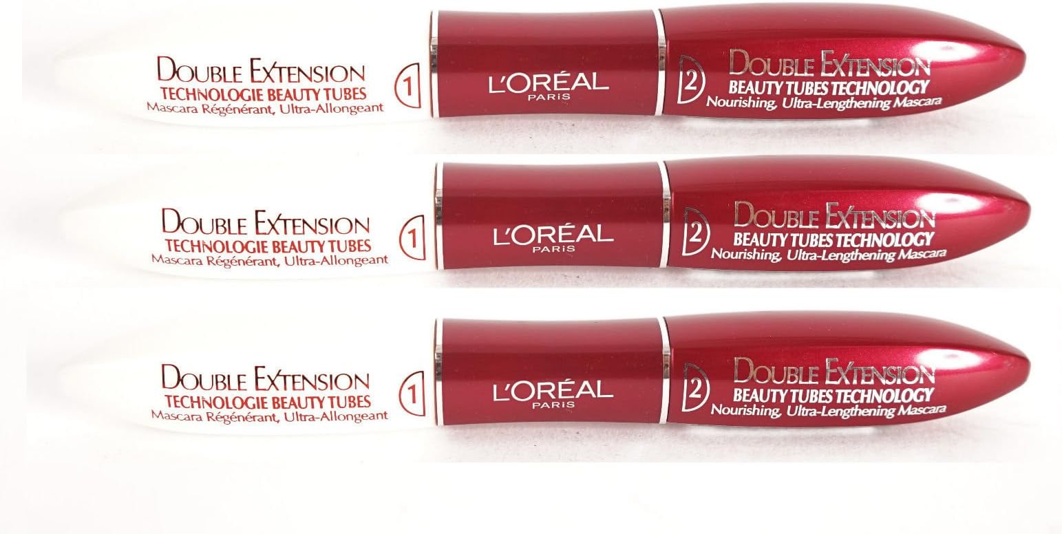 Amazon.com : L'Oréal Paris Double Extend 0.33 fl. oz. & L'Oreal Paris ...