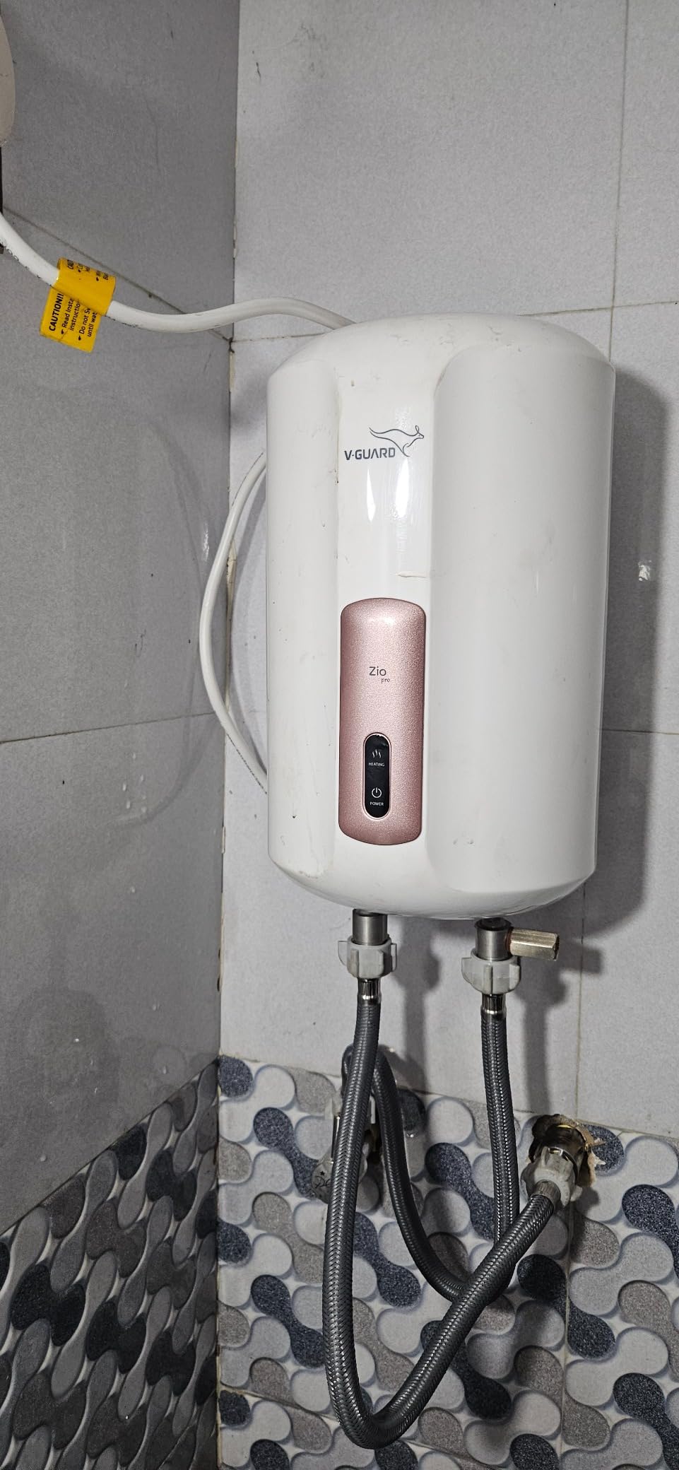 Buy V-Guard Zio Pro Instant Geyser 3 Ltr Wall Mount Water Heater ...