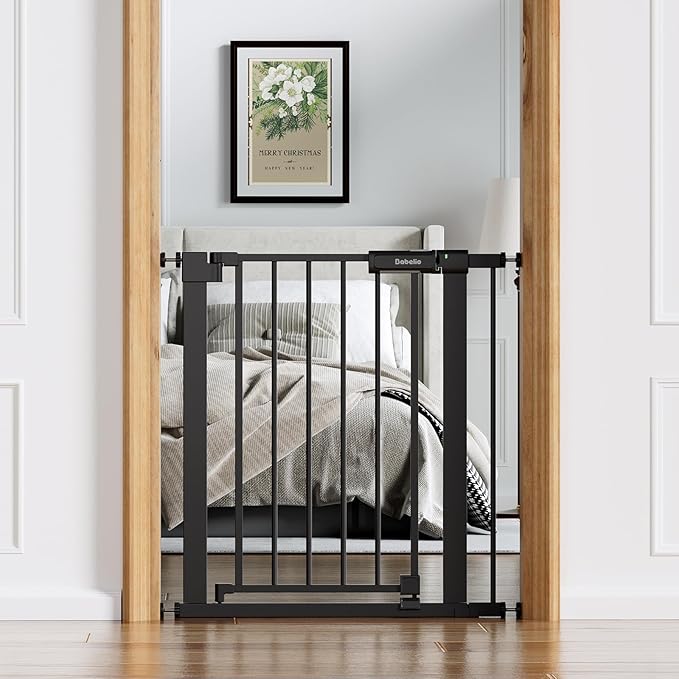 Amazon.com: Babelio Baby Gate for Doorways and Stairs, 26-31" Pet Gate ...