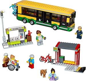 LEGO City Town Bus Station Building Kit, 337 Piece, Building Sets ...