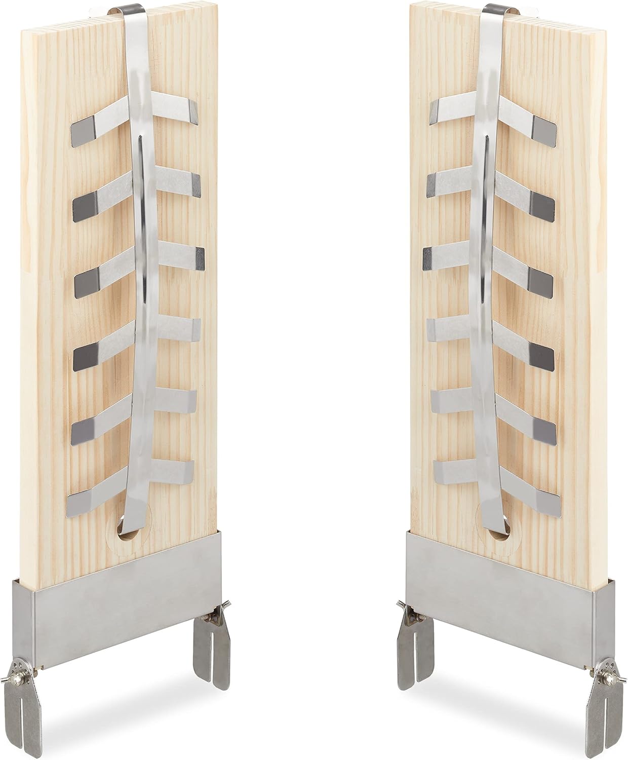 Amazon.com: Relaxdays 2 Set Fish Smoking Board, HxW: 55 x 20 cm, Pine ...