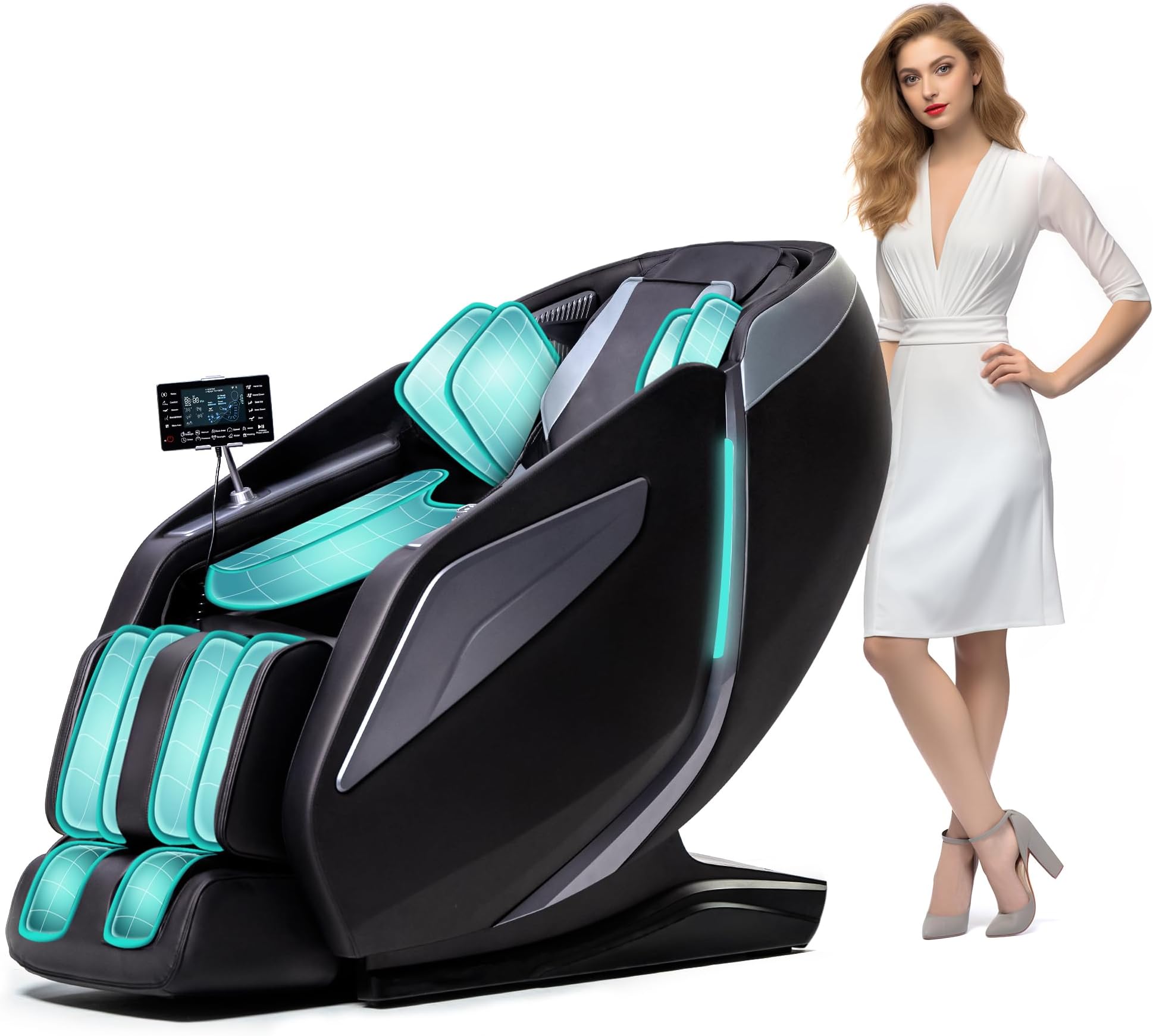 Amazon.com: HealthRelife 4D Massage Chair Full Body Zero Gravity Full ...