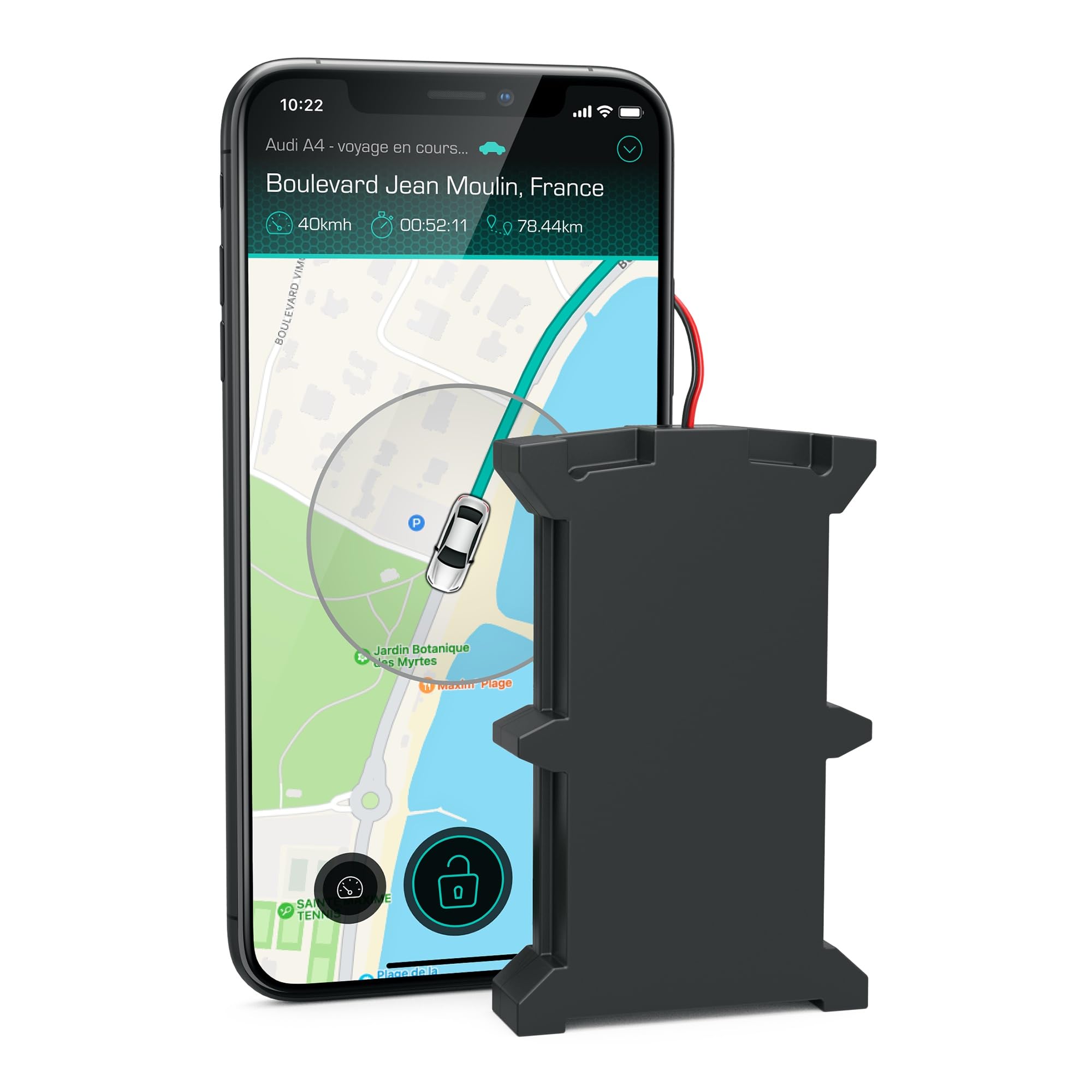Carlock Basic Traceur GPS Voiture. Alarme Voiture & Antivol Voiture ...