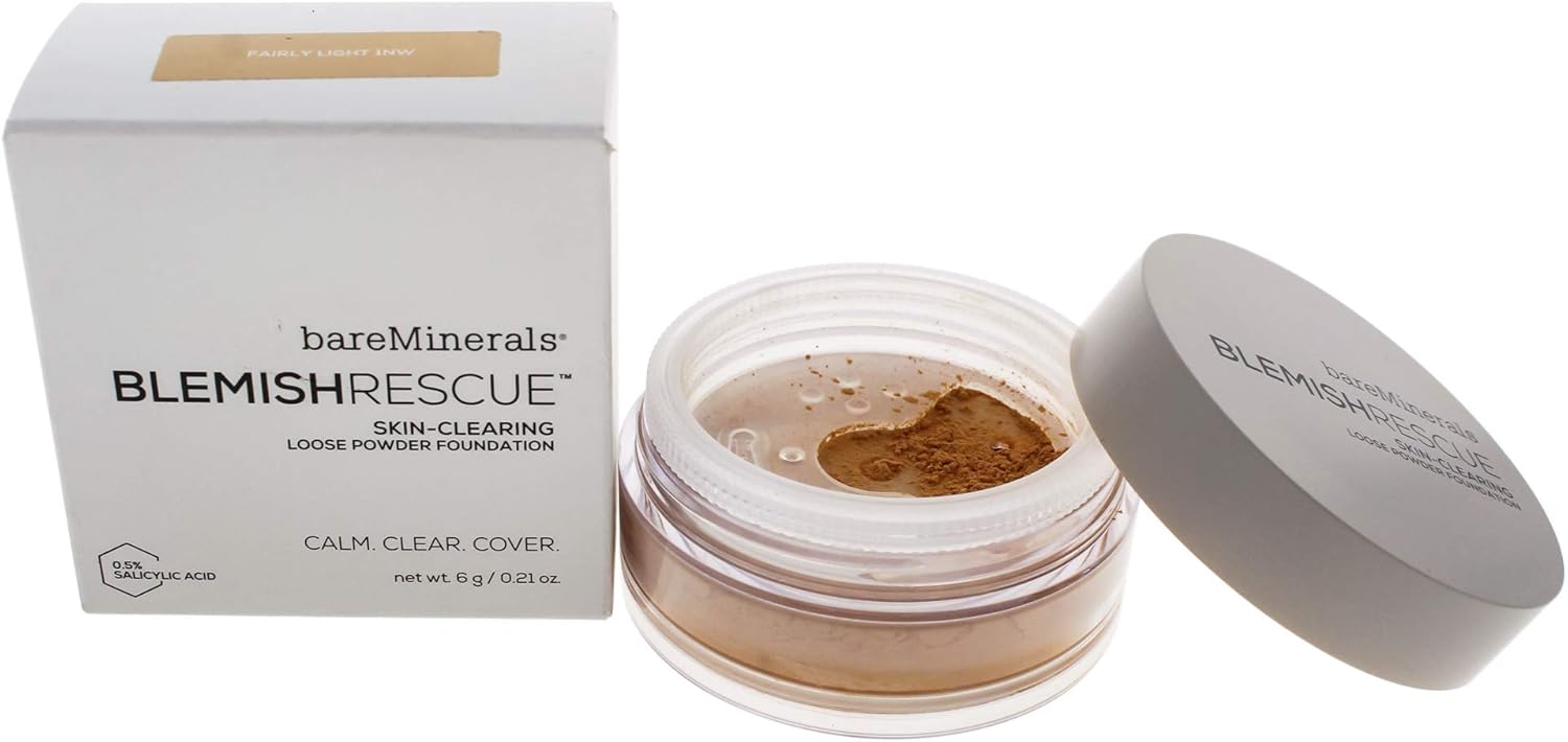 Bare Minerals Blemish Rescue Fairly Light 1NW Powder Loose Foundation ...