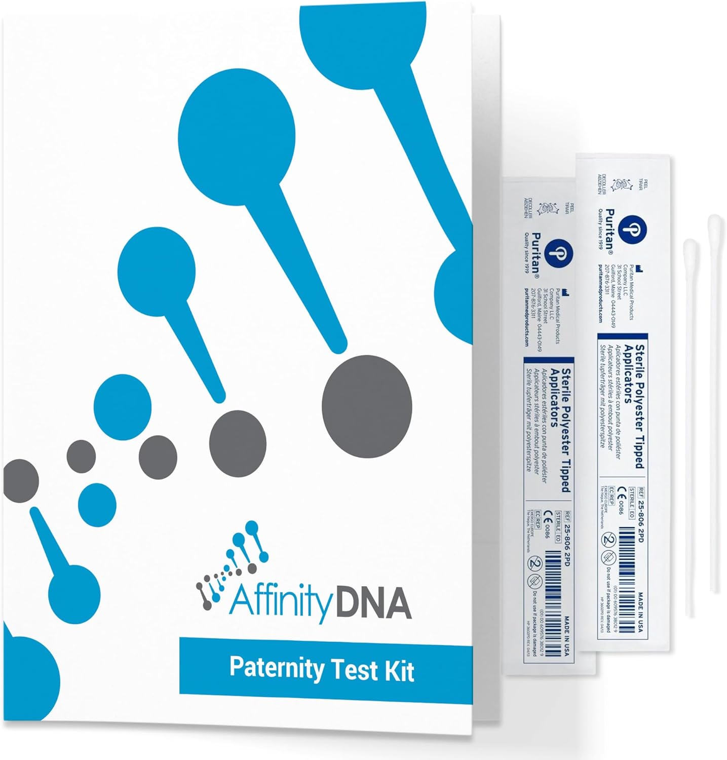 Paternity DNA Testing Kit - 99.99% Accurate Genetic Swab Test | 21 Loci ...