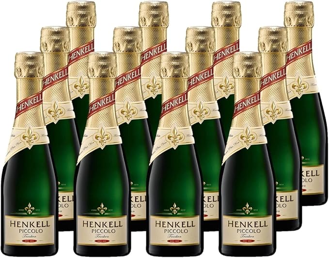 Henkell Sekt Trocken Piccolo (12 x 0,2 l) - Original Henkell Sektgenuss ...