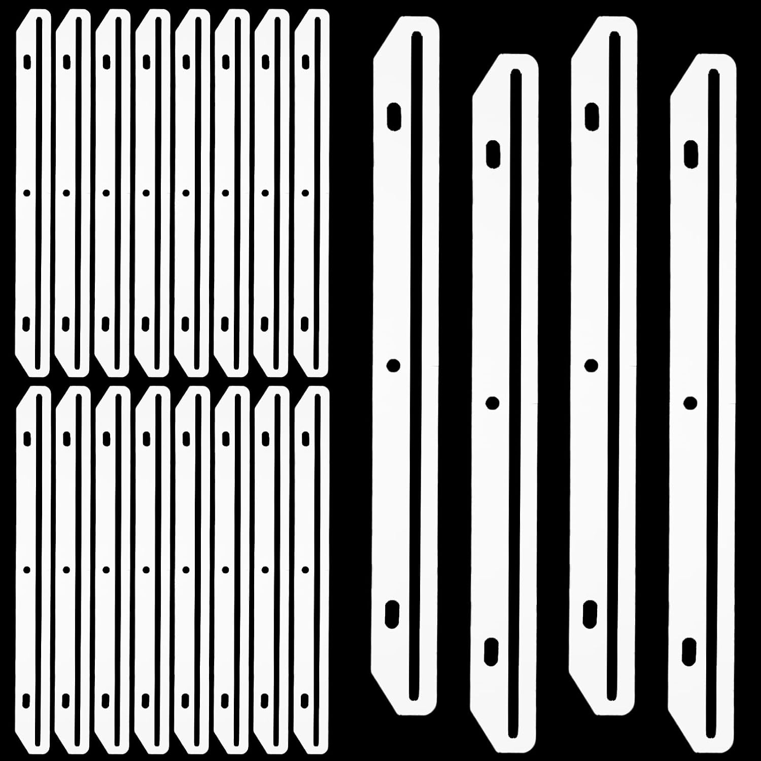 Amazon.com: Bruislard 24Pcs 3 Hole Magazine Binder Inserts Holder, 3 ...