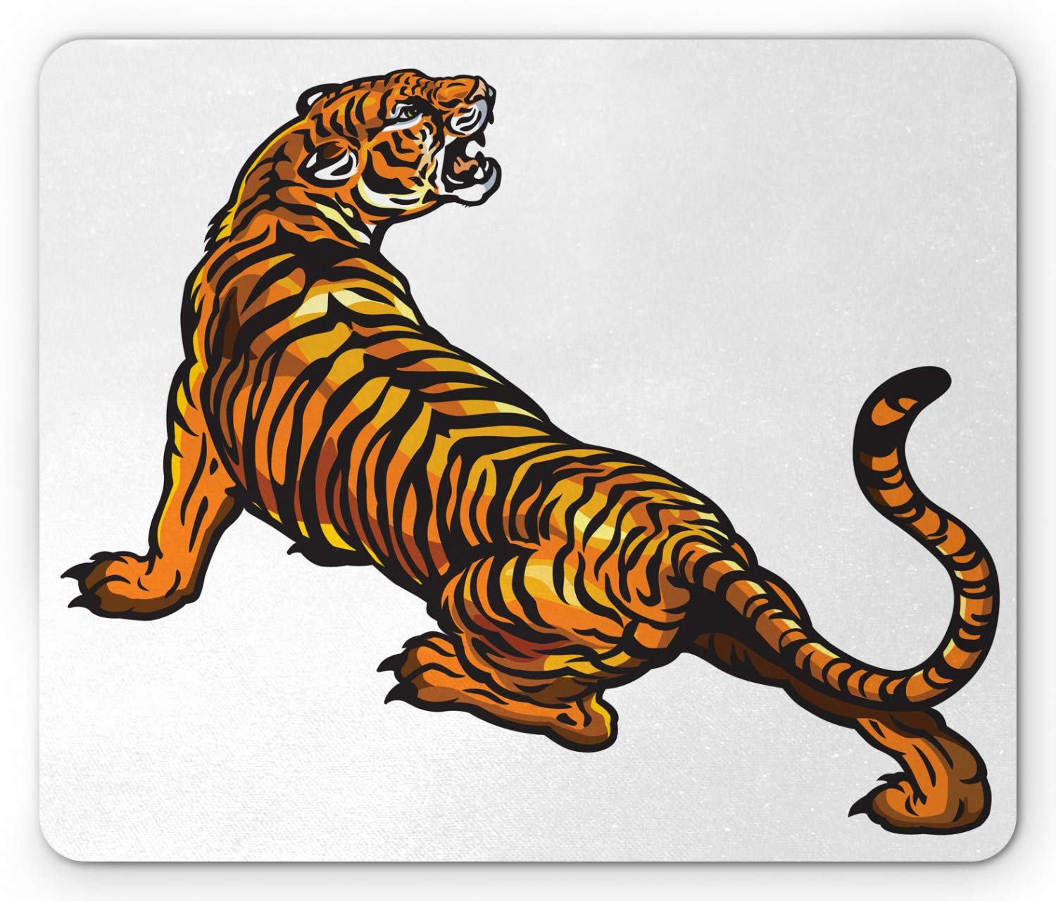 Tiger Growling Drawing