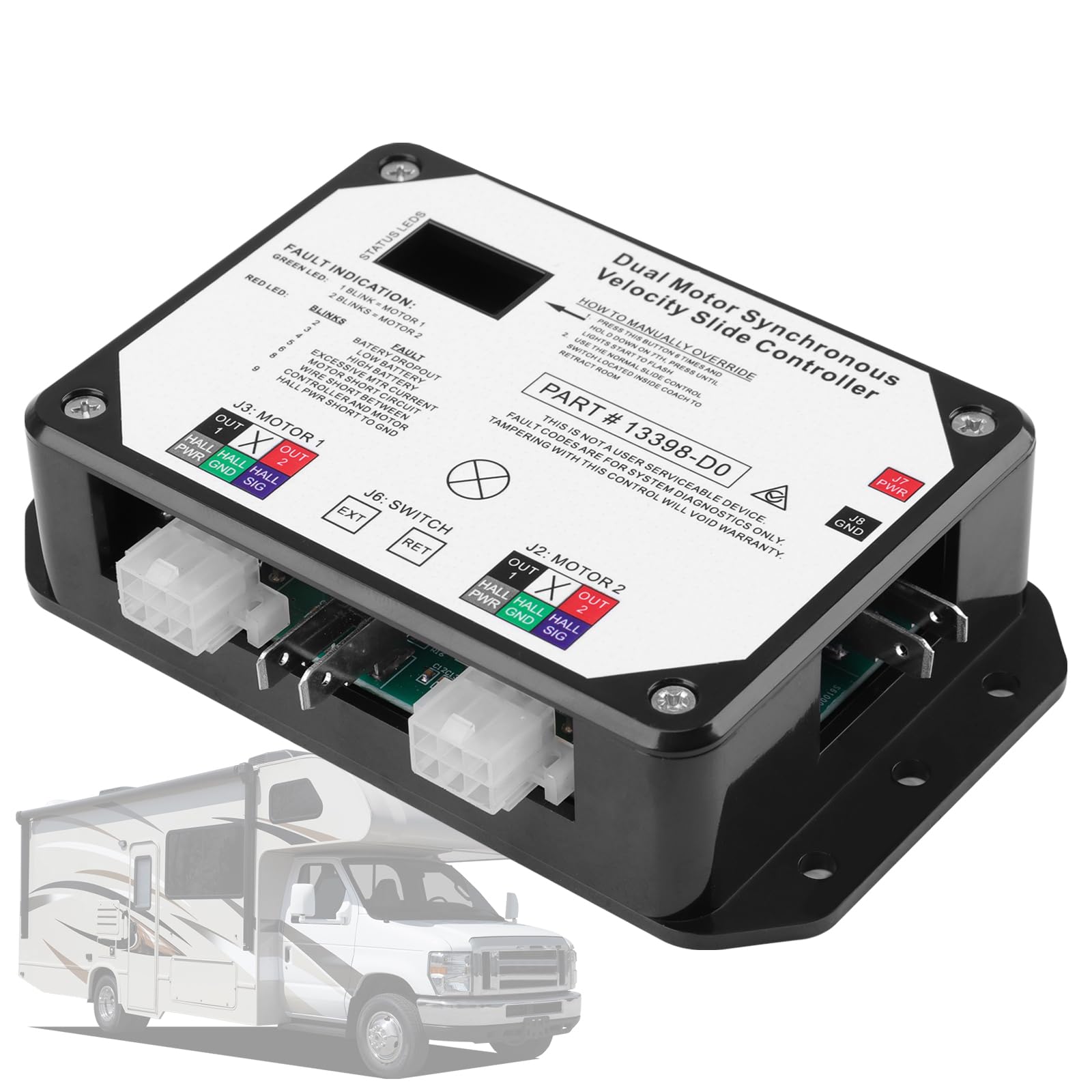 Amazon.com: 13398-D0 RV Dual Motor Synchronous Velocity Slide ...