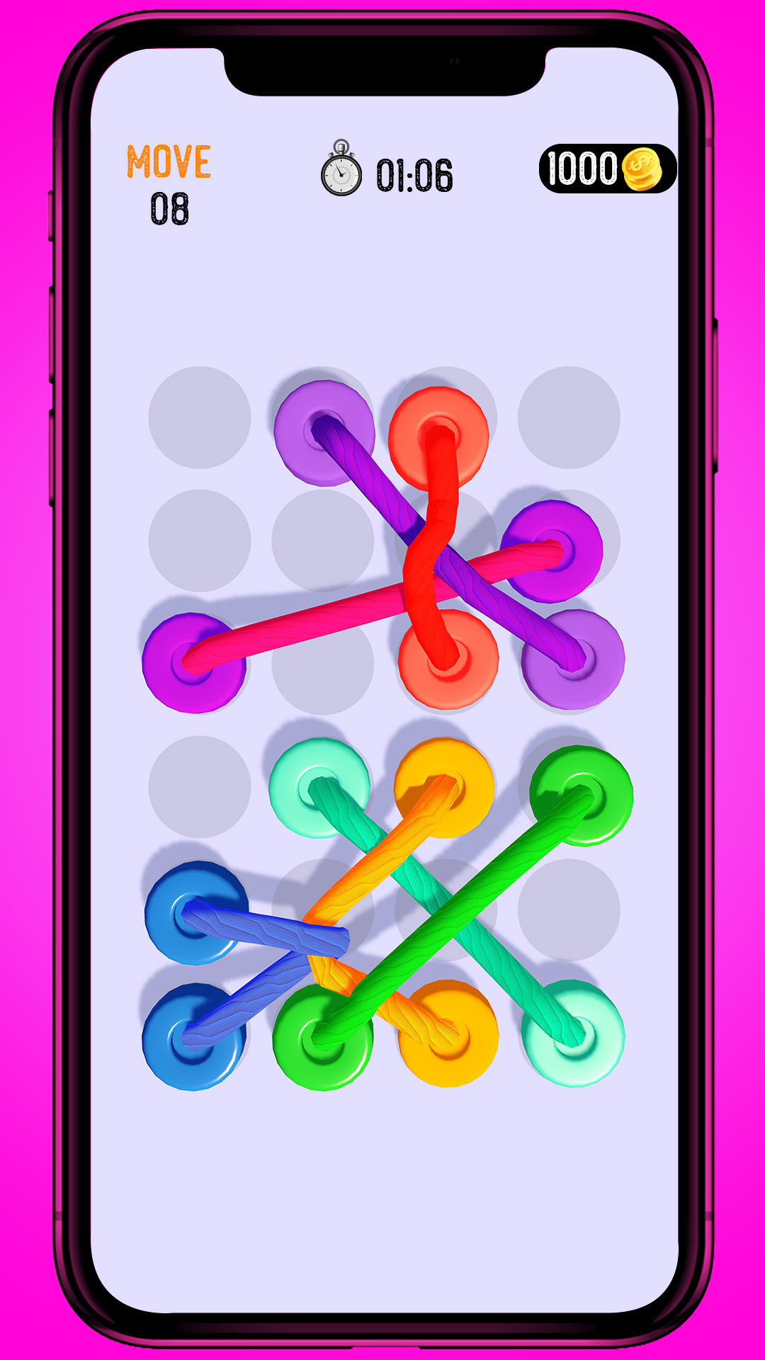 Twisted Tangle Rope Master: Tangled Rope Sorting & Untangle Knots Sort ...