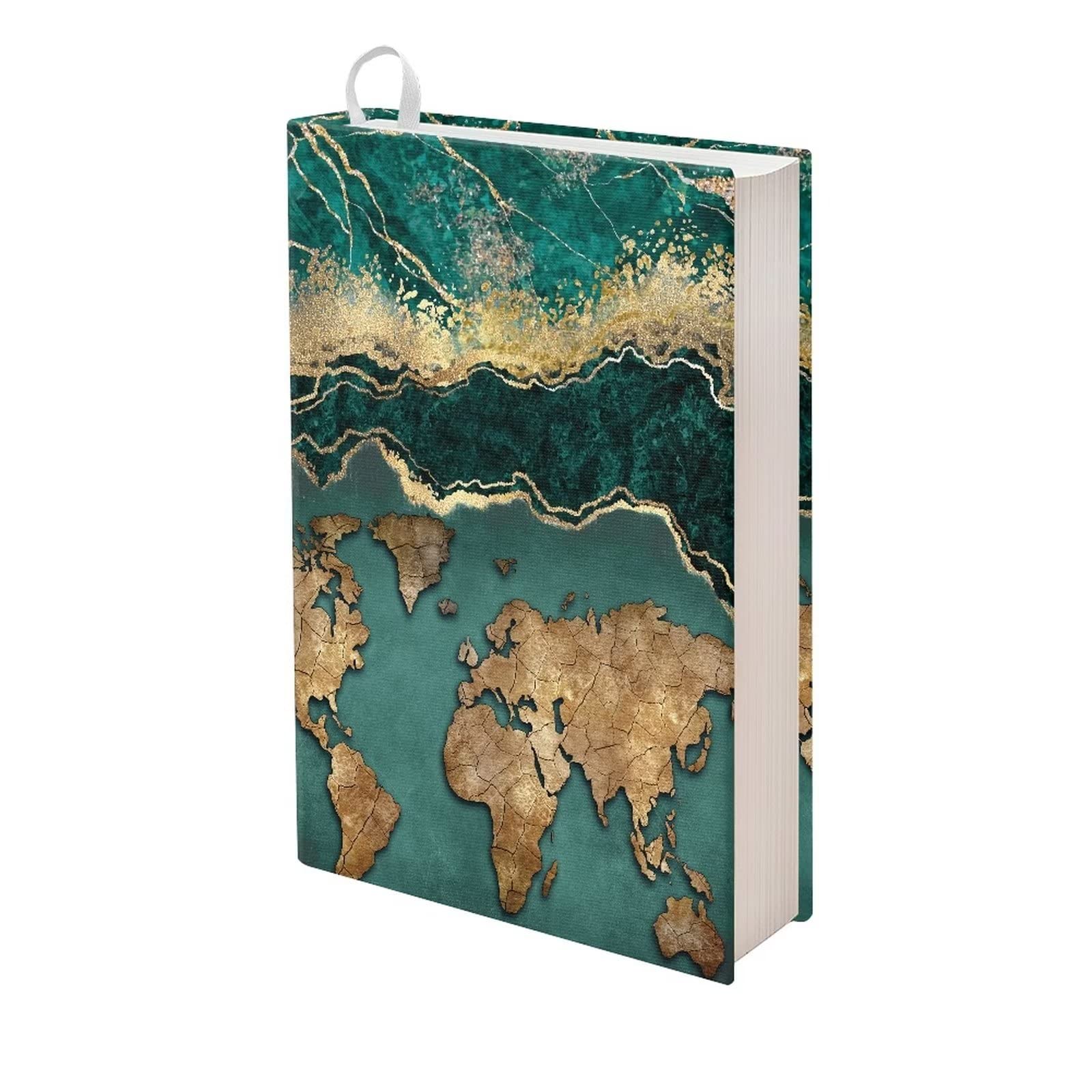 Amazon.com : Upetstory World Map Book Cover for Large Textbook ...