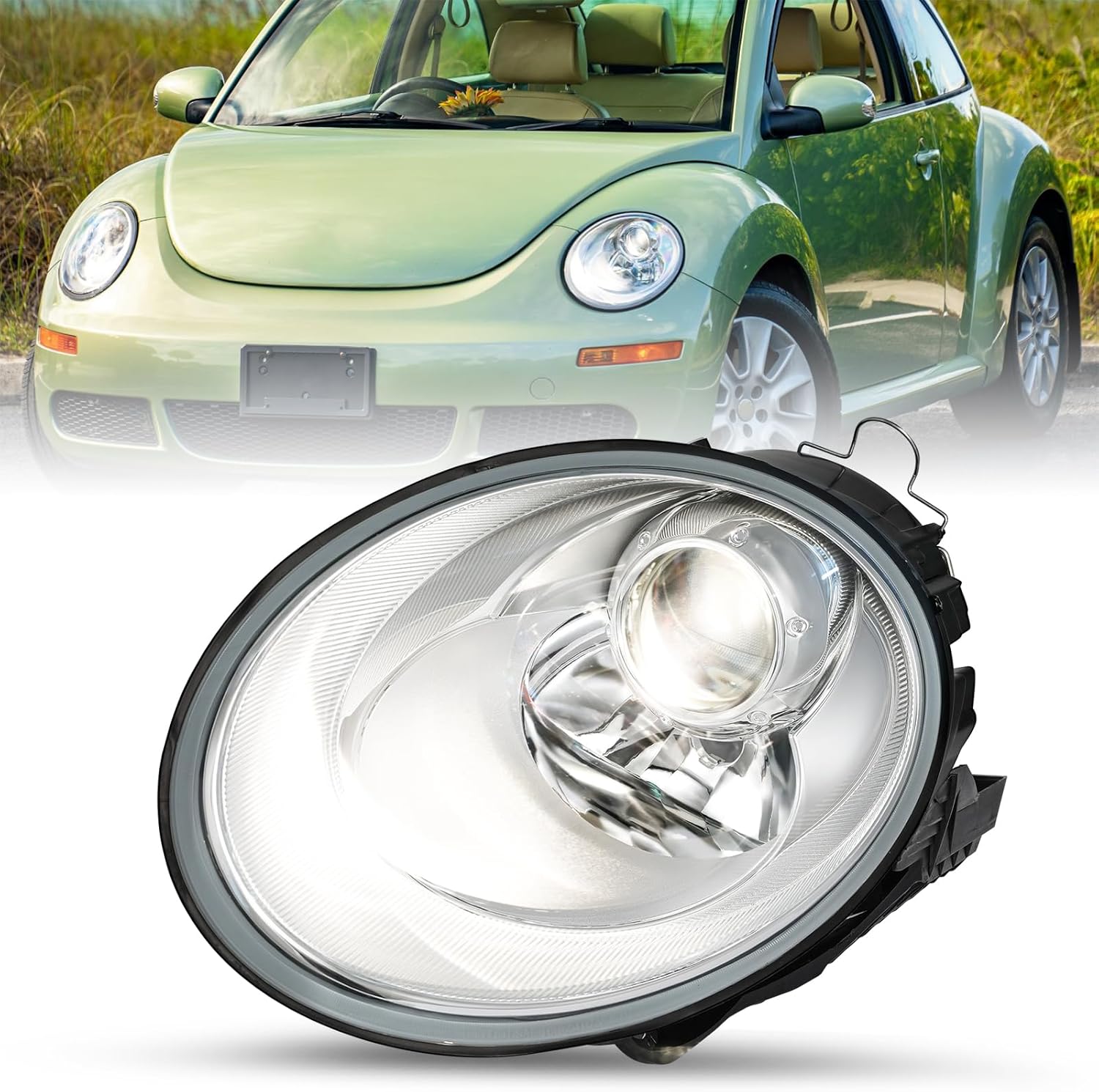 Amazon.com: SOCKIR Halogen Headlights Assembly Compatible with 2006 ...
