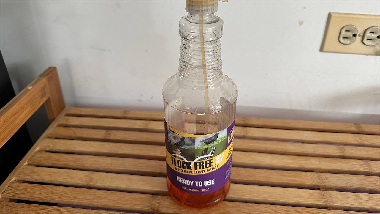Watch Flock Free Bird Repellent Spray on Amazon Live