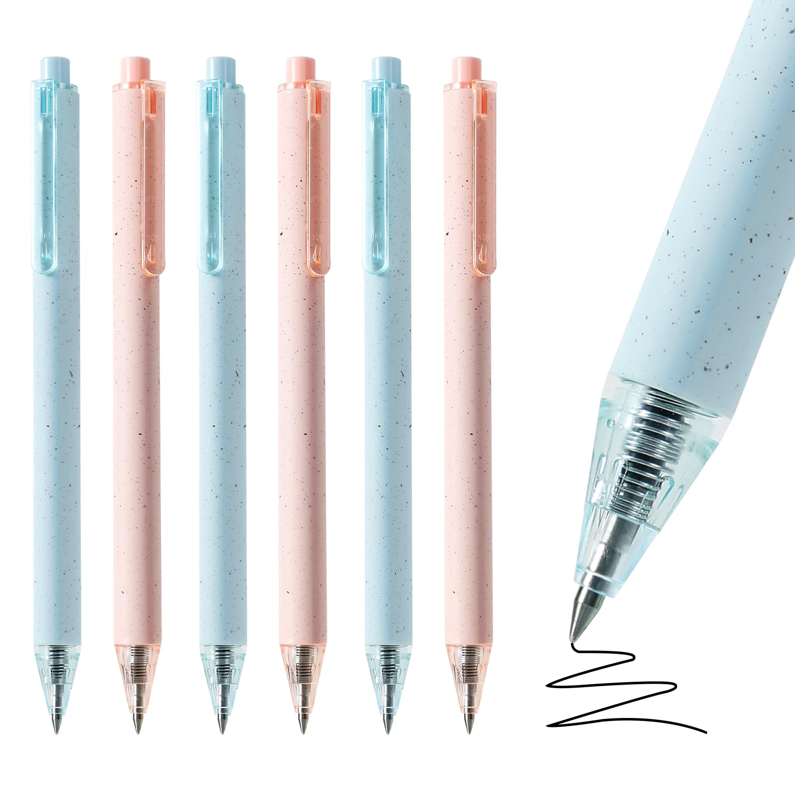 Stylos Confort écriture Stylos Gel 0,5 Mm - Lot De 6, Encre Noire ...