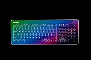 Amazon.com: Bastron Wireless Glass Touch Smart Keyboard with ...