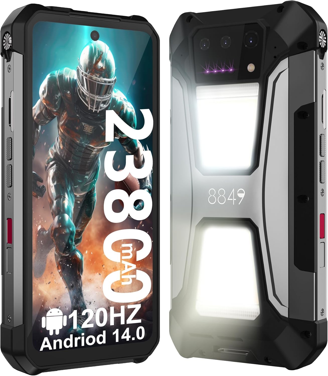 8849 Tank 2 Pro Outdoor Cellulare senza contratto, 23800 mAh Android 14 ...