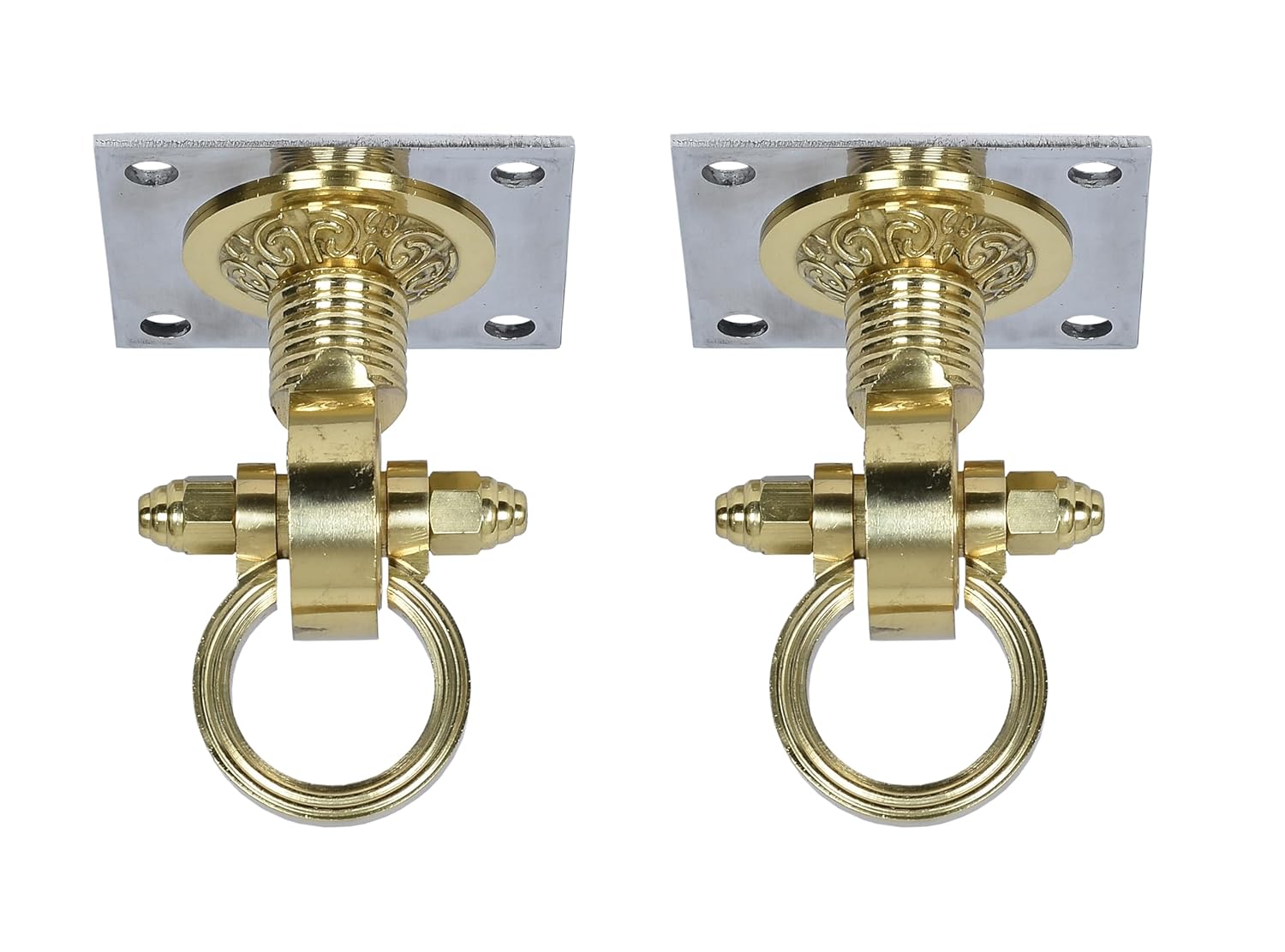 TRENDY CREATION HUB Swing Chair Hanging Hooks and Brass Jhula Heavy ...