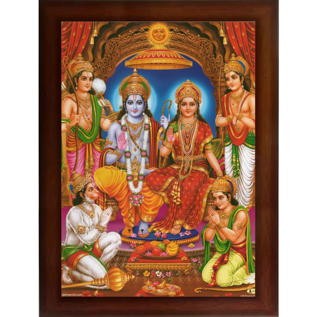 Craft Quest Ayodhya Ram Mandir Photo Frame For Wall Decoration Gift ...