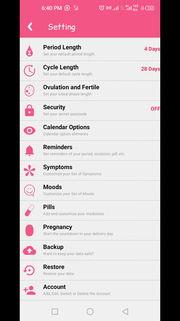 MyFertility: Period & Ovulation calculator - App on Amazon Appstore