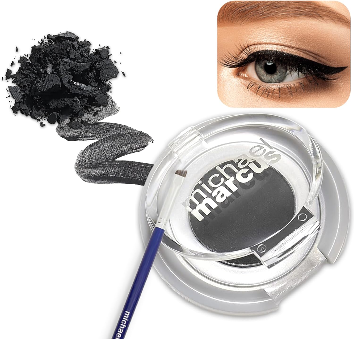 Amazon.com : Jolie Extra Long-Wear Cake Eyeliner (Black) : Beauty ...