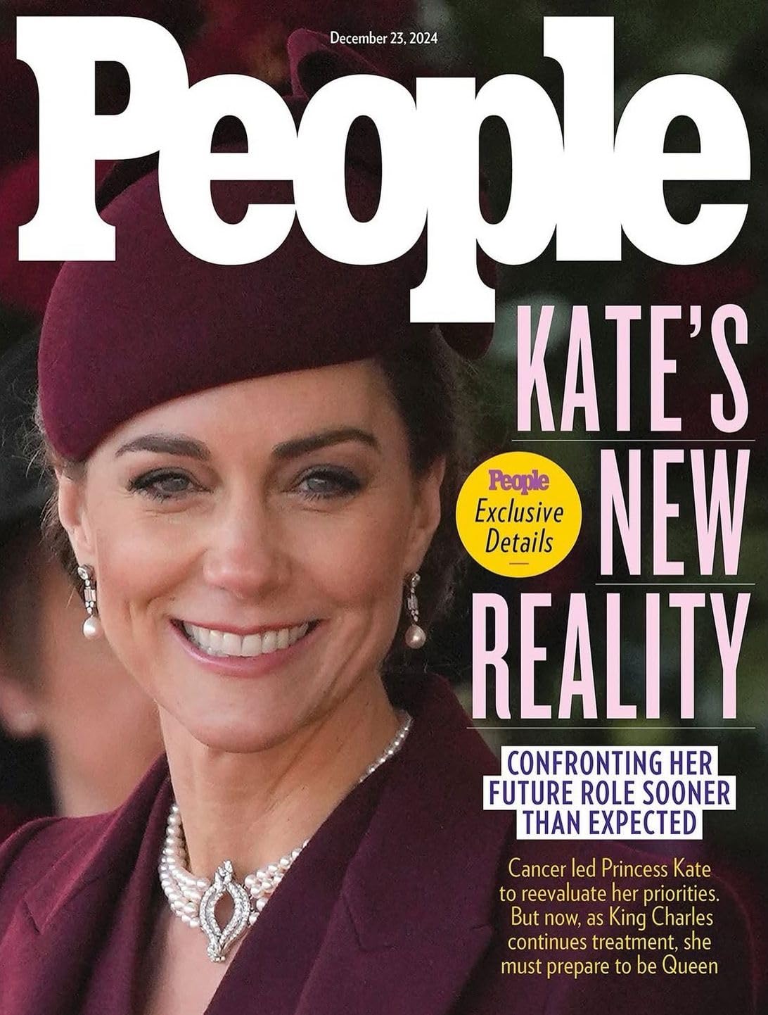 People Magazine December 23, 2024 KATE'S NEW REALITY: People Mag ...