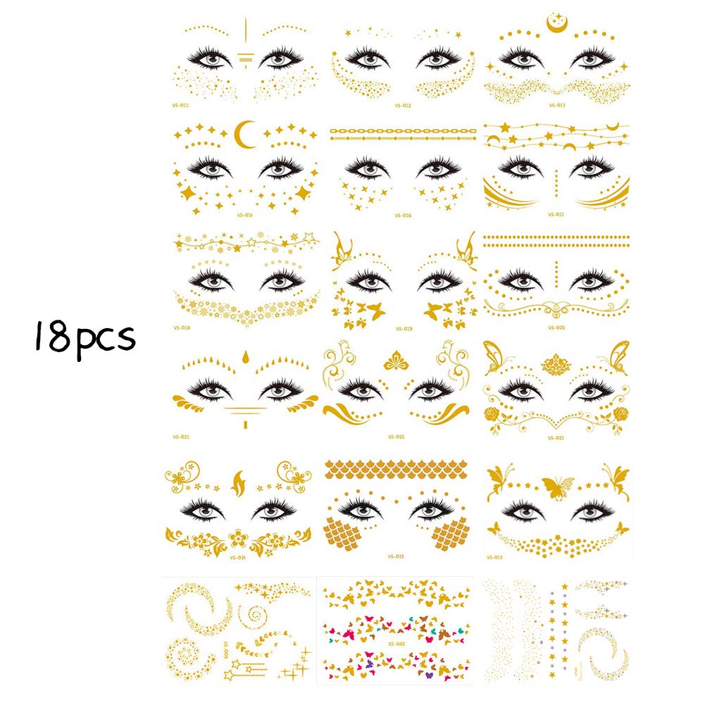 Temporary Face Tattoos For Women